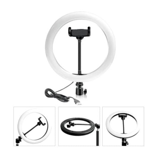 ARO DE LUZ / RGB / CON TRIPODE / ECO / MJ45 – Click Soluciones Digitales - La Concordia