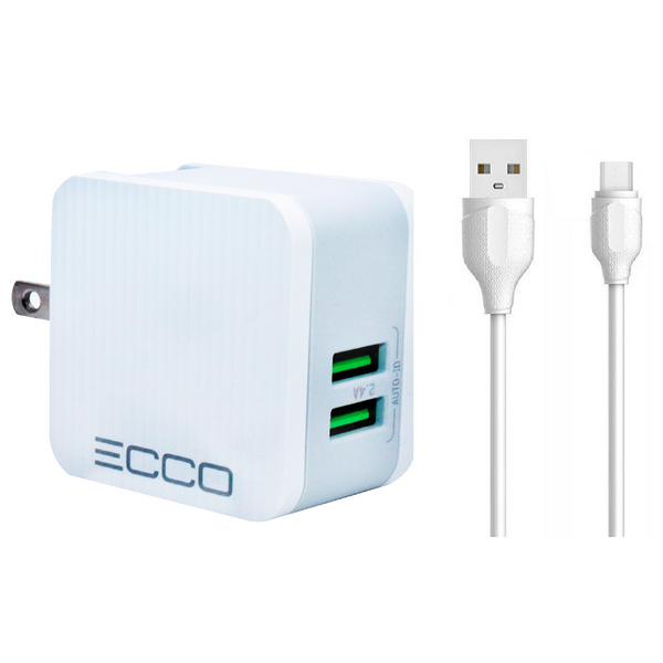 CARGADOR CELULAR TIPO V8 ECCO A203 – Click Soluciones Digitales - La Concordia