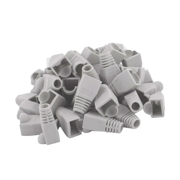 CAPUCHON PARA TERMINALES CONECTORES RJ45 GRIS / BLANCO POR UNIDADES ...