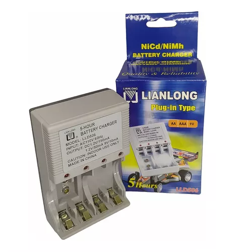 CARGADOR DE PILAS AA / AAA / V9 LIANLONG LLD506 – Click Soluciones ...