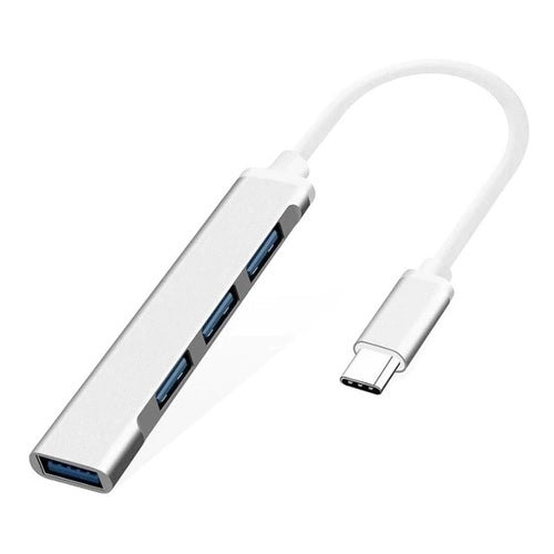 HUB USB 4 PUERTOS 3.0 TIPO C A METALIZADO C-809 – Click Soluciones ...