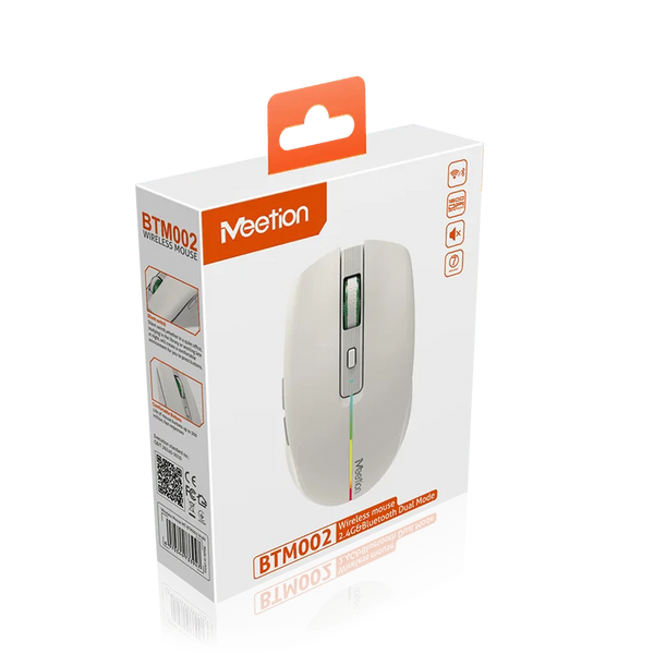 MOUSE / MEETION / RECARGABLE / BTM002-K / KHAKI – Click Soluciones ...