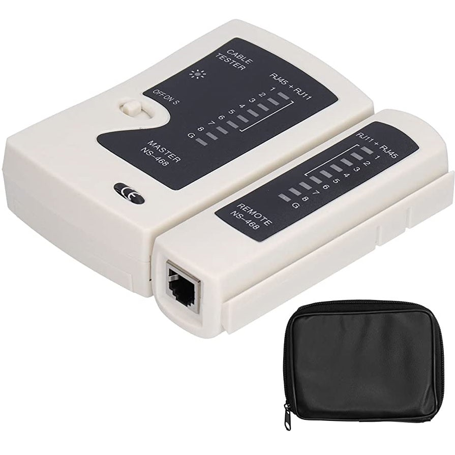 PROBADOR TESTEADOR DE CABLE RJ45 / RJ11 NS-468 – Click Soluciones ...